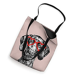 GSP Valentines Day German Shorthaired Pointer mom Dog Lover Tote Bag