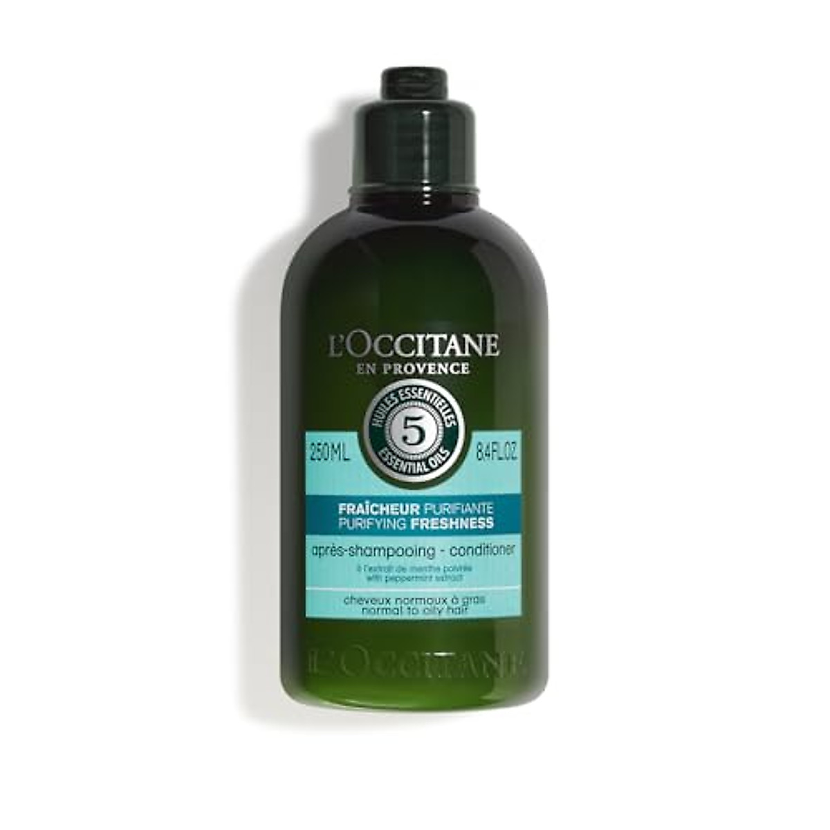 L'OCCITANE Aromachologie Purifying Freshness Conditioner: Silicone Free, With 5 Essential Oils, Detangling