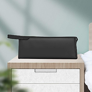 Buwico PU Leather Travel Case Portable Storage Bag for Dyson Airwrap Styler,Waterproof Anti-scratch Dustproof Shockproof Protection Organizer Travel Gift Case (Black)