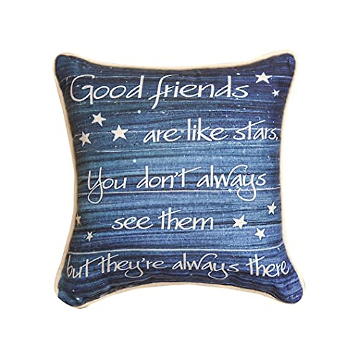 Manual Good Friends are Like Stars. -KT2-12 Dye Pillow