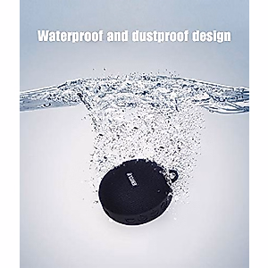 Upgraded Compact Portable Bluetooth 5.0 Wireless Bike Stereo Speaker, IP67 Waterproof & Dustproof Outdoor and 10h Play Time, Advanced Class D Amplifier & Built-in Weighty Bass