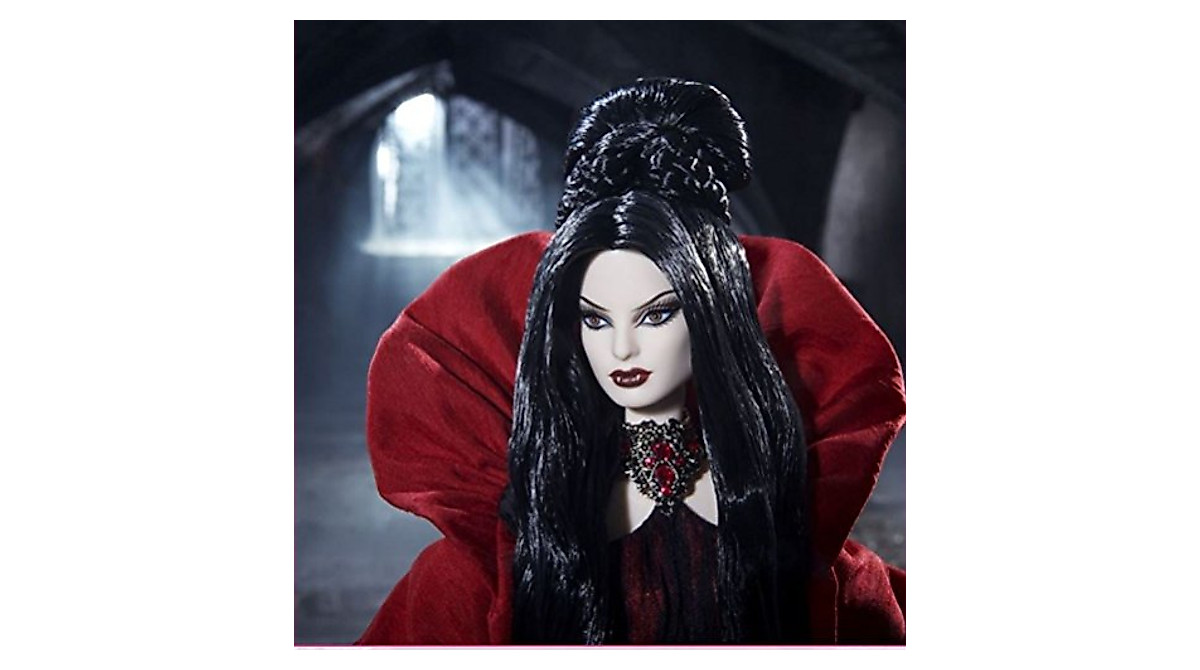 Rare Barbie Haunted Beauty Vampire Doll - Gold Label Collectible