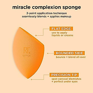 Real Techniques Makeup Brush Set with 2 Makeup Sponge Blenders, For Eyeshadow, Foundation, Blush, and Concealer, UltraPlush Synthetic Bristles, 6 Piece Makeup Brush Set (Pack of 2)