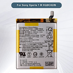 E-YIIVIIL Replacement Battery SNYSAC5 Compatible with Sony Xperia 1 III XQ-BC72 XQBC62/B 5G with Tools