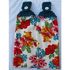 PIONEER WILDFLOWER WOMAN - WHIMSY KITCHEN TOWEL SET- HANDMADE