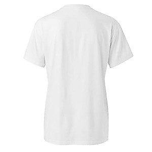 Womens Spring Summer Rabbit Printed Short Sleeve O Neck T Shirt Top Orange