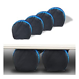 MORNYRAY Tire Covers 4 Pack,Waterproof Anti-UV Snow Sun Rain Tire Covers for RV,Truck, SUV, Trailer, Camper,Fit 27-29 Inch Tire Diameter
