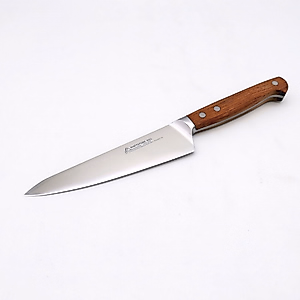 Utility Knife 5.5 Inch - MATTSTONE HILL Small Kitchen Knife, Compact Chef Knife, Petty Knife, German Steel, Wood Handle