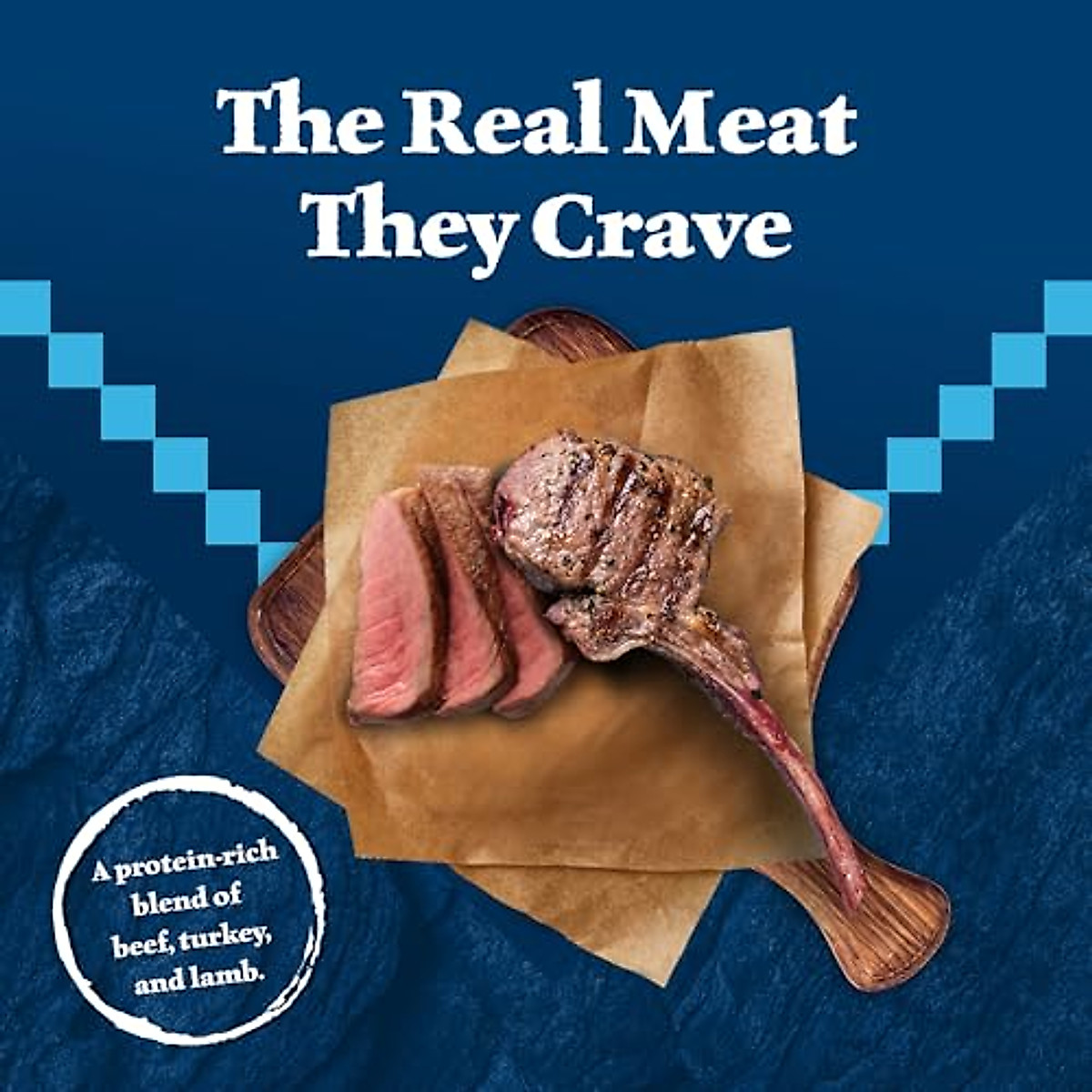 Blue Buffalo Wilderness Rocky Mountain Recipe Senior Wet Dog Food, High-Protein & Grain-Free, Made with Natural Ingredients, Red Meat Recipe, 12.5-oz. Cans (12 Count)