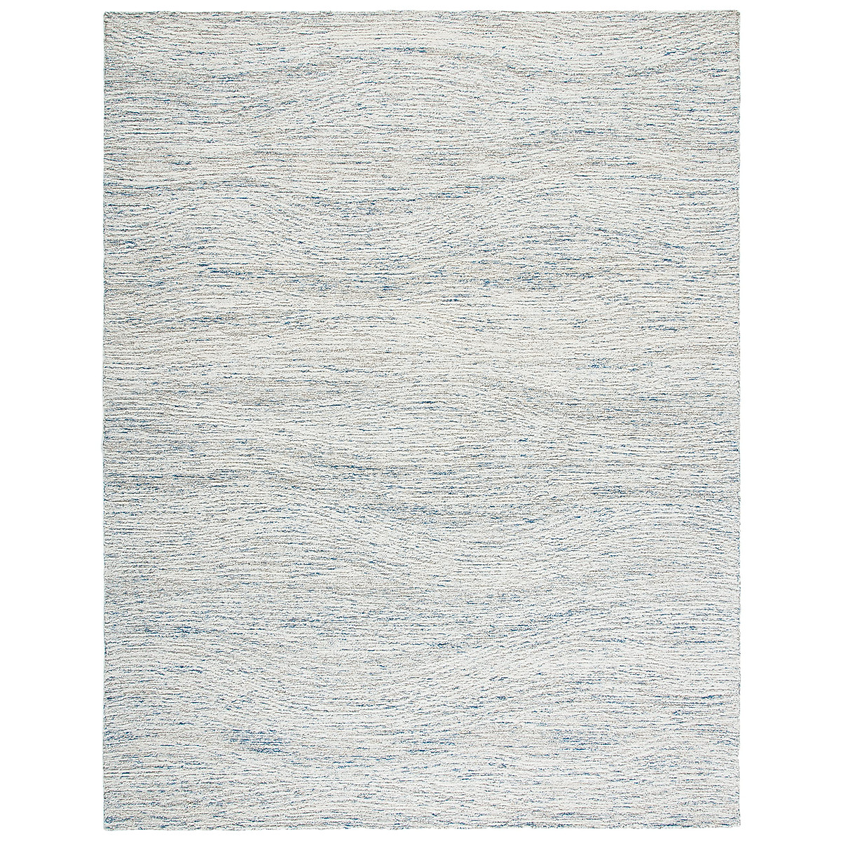 SAFAVIEH Metro Collection 8' x 10' Light BlueIvory MET995L Handmade Premium Wool Living Room Dining Bedroom Area Rug