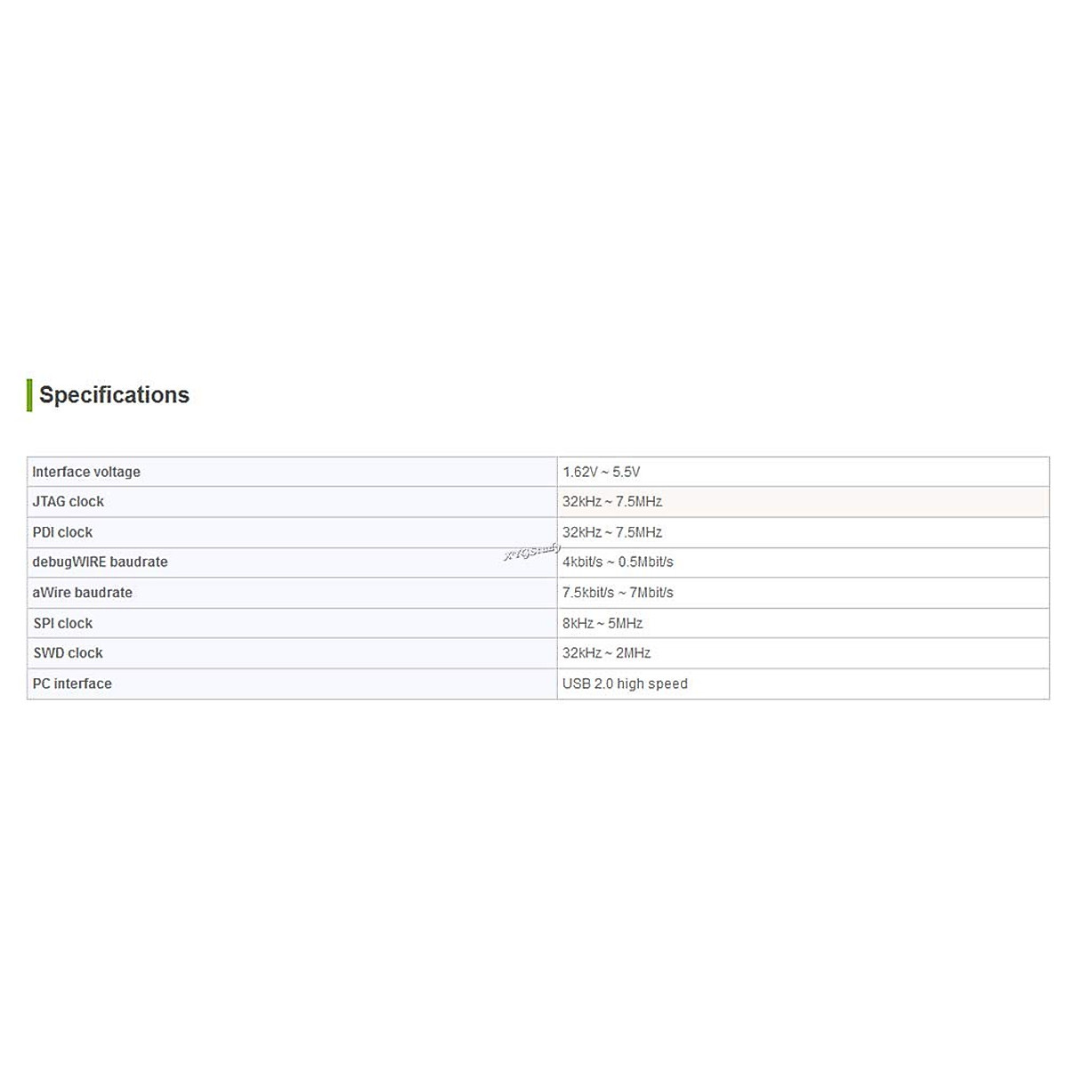 TPI aWire SPI debugWIRE with Additional Adapter and Cables_AB