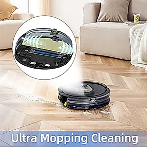 6Pcs Mop Pad for Shark AV2001WD / RV2001WD / RV2000WD AI Robot Vacuum, Microfiber Sonic Mopping Pad Replacement Accessory