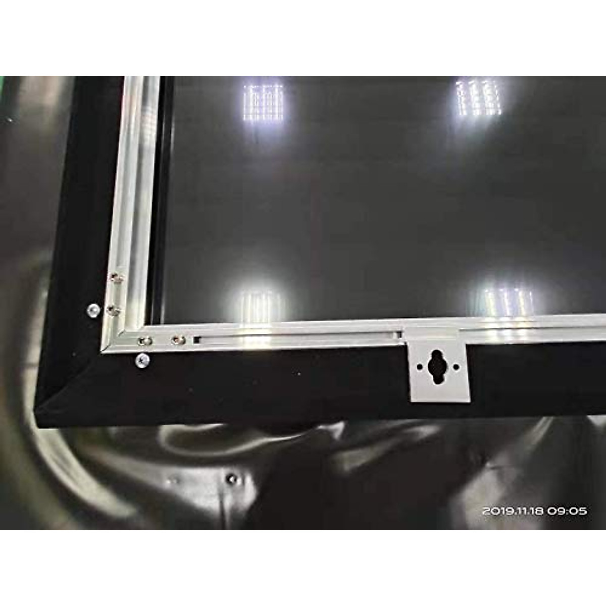 120inch 4k Ultra Short Throw PET Crystal ust CLR Screen 16:9 Ceiling Light Rejecting Projection Screen for Ultra Short Throw Projector Fixed Frame Screen for Home Theater, Boardroom