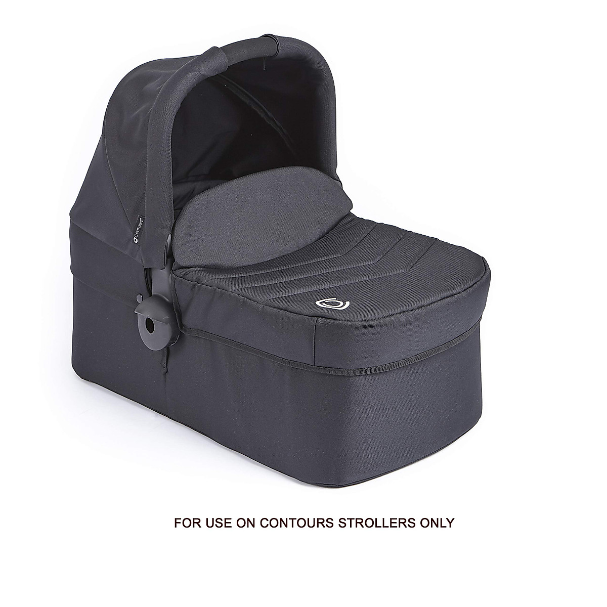 Contours Bassinet Accessory for Contours Options, Contours Options Elite, Contours Curve Tandem Double Strollers ONLY, Black