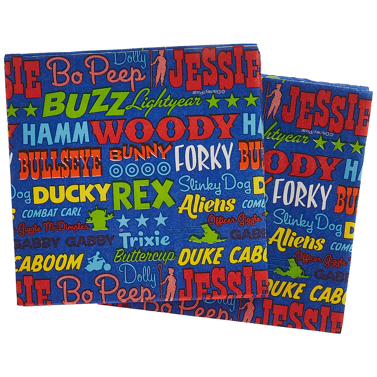 Disney/Pixar Toy Story 4 Beverage Napkins - 5" x 5" (Pack Of 16), Vibrant Multicolor Design, Soft & Absorbent Paper Napkins - Perfect For Themed Parties & Celebrations