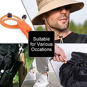 10 PCS Plastic Spring Cord Locks for Drawstring, Paracord Toggle Stopper Clasp Elastic Shoeslace Lock Sweatpants Hoodie String Clips Bungee Swim Goggles Gloves String Lock Replacement