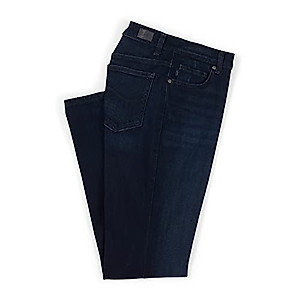 Lee Women's Relaxed Fit Straight Leg Jean, Niagara Blue, 12 Petite