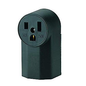 Welder 6-50R Plug-In Receptacle, 3-Pin Socket, Wall Mount Outlet, Power Box 220/250V NEMA Miller Lincoln Hobart Plasma Cutter Mig Tig Arc UL-FX6-50R