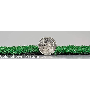 KOECKRITZ Black Top Indoor - Outdoor Artificial Grass Turf Area Rugs. Lightweight and Flexible for Easy Portability. Many (6' x 18')