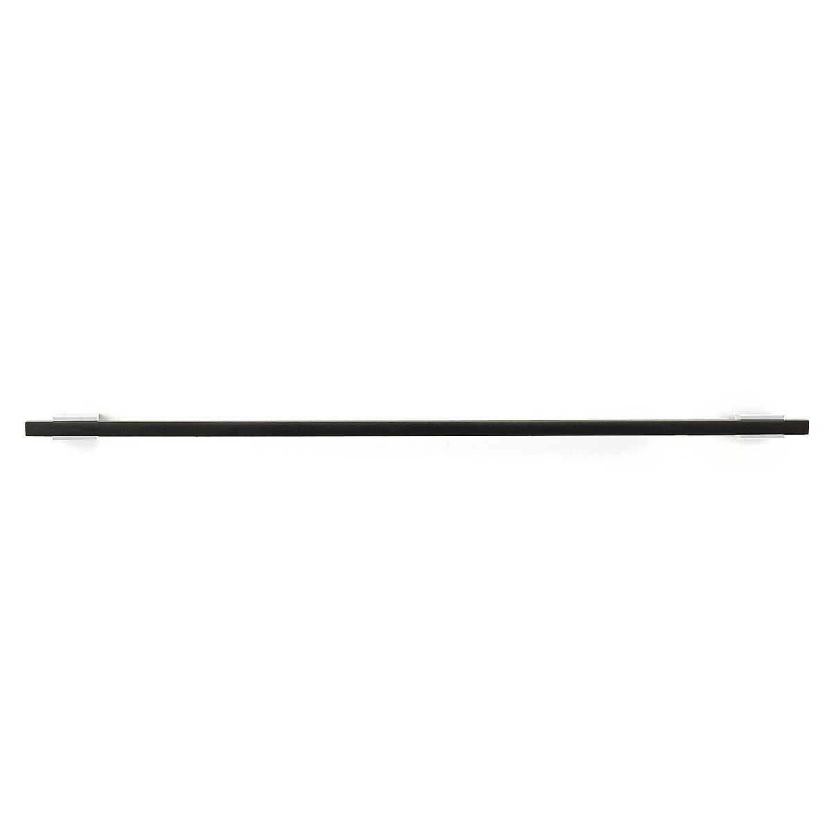Richelieu Hardware BP905320140900 Madison Collection 12 5/8-inch (320 mm) Center-to-Center Matte Black and Chrome Modern Rectangular Cabinet and Drawer Bar Pull Handle for Kitchen, Bathroom, and Furniture