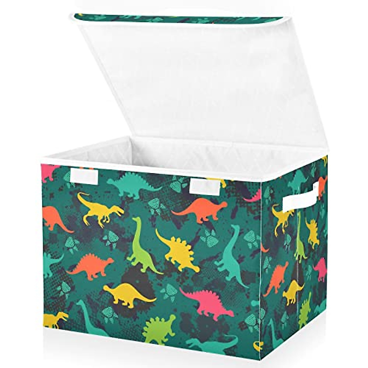 Krafig Colorful Dinosaur Storage Box for Clutter-Free Living