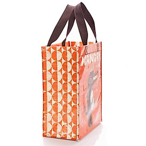 Blue Q Handy Tote ~ Hangry. Reusable lunch bag, little tote, gift bag, sturdy and easy to clean, made from 95% recycled material, 10"h x 8.5"w x 4.5"d