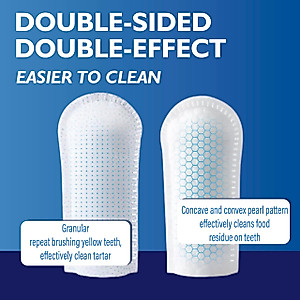 JIEWEISHI PET Teeth Cleaning Wipes for Dogs & Cats, Reduces Plaque & Freshens Breath, No-Rinse Dog Finger Toothbrush, Disposable Gentle Cleaning & Gum Care Pet Wipes, 50 Counts