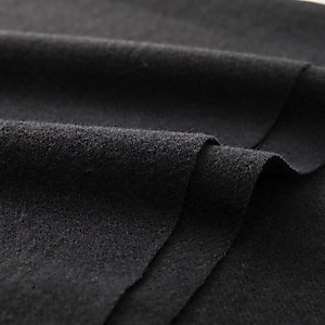 CALVIN & OLIVIA Soft Cashmere Feel Scarf Unisex Classic Plain Solid Tartan Winter Scarves Ombre Buffalo Tartan Tweed Houndstooth Gift for Men Women Black