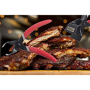 Myron Mixon Pit-Master Professional BBQ Rib Skinner Rib Membrane Removal Tool Pliers