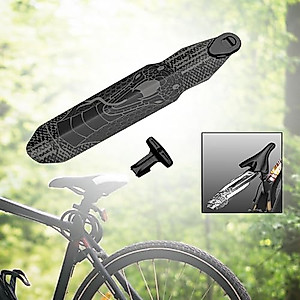 Aosekaa Bicycle Bike Mudguard Cycling Tire Lightweight Splash Narrow for Mountain Bikes Folding Bikes, Style E