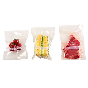 150 Vacuum Sealer Bags: 50 Pint (6" x 10"), 50 Quart (8" x 12"), 50 Gallon (11" x 16") by OutOfAir - Works with FoodSaver & Other Savers. 33% Thicker, BPA Free, Great for Sous Vide