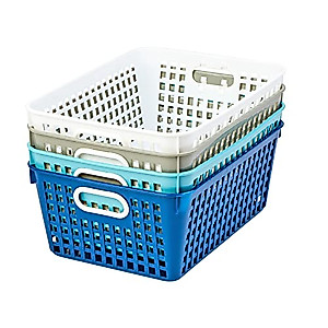 Really Good Stuff Large Baskets - Cool and Calm, 4 Pack