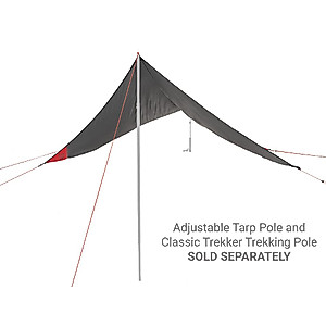 ALPS Mountaineering Ultra-Light Tarp Shelter - Charcoal/Red