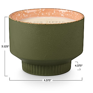 ILLUME Verde Ceramic Candle, Black Pepper & Hemp