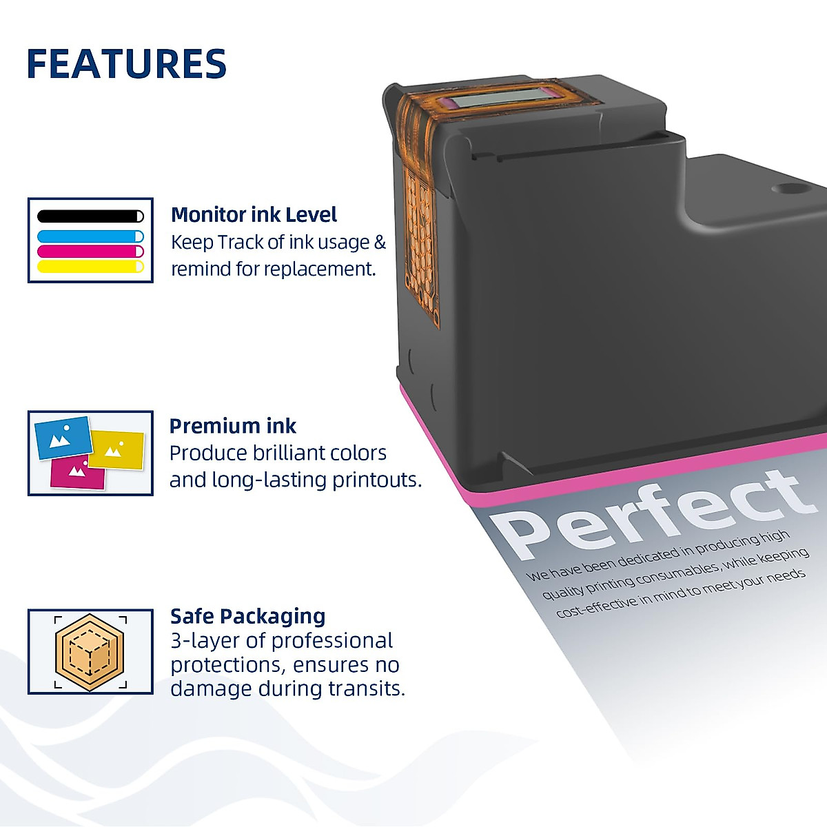 Remanufactured 67 Black Ink Cartridge, Replacement for HP 67XL HP67 Used in Envy 6055 6000 6052 6032 6022 Pro 6455 DeskJet 2755 2722 2700 2732 2752 2725 2724 2710 Plus 4155 Printer