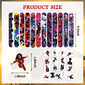 delaimastor 70 PCS Party Favors, Slap Bracelet and Stickers for Kids Themed Birthday Party Baby Shower Decorations