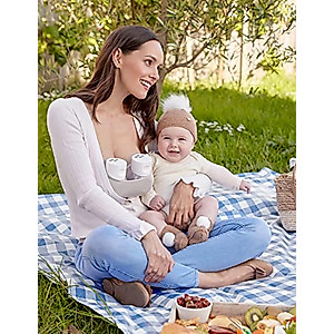 Momcozy S12 Pro Hands-Free Breast Pump Wearable, Double Wireless Pump with Comfortable Double-Sealed Flange, 3 Modes & 9 Levels Electric Pump Portable, Smart Display, 24mm, 2 Pack