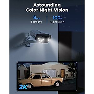 REOLINK PoE Security Camera Outdoor System, IP Camera with Dual-Lens 150° Filed of View, Smart Human/Vehicle Detection, 4MP/2K Color Night Vision, Two-Way Talk, Duo PoE