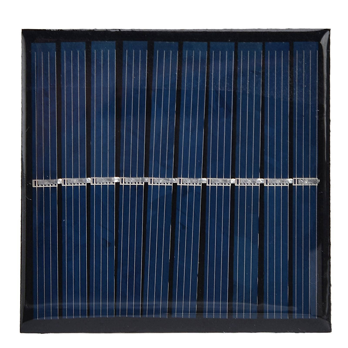 2Pcs Mini Solar Panel 0.7W 5V 0‑140mA, 70 x 70mm Solar Panel, Portable Encapsulated Solar Cell for Low Power Appliances, Emergency Lights, Advertising Lights, Traffic Lights