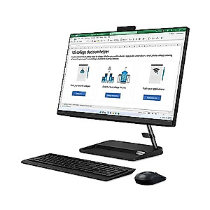 Lenovo IdeaCentre AIO 3 - (2023) - All in One Desktop Computer - 23.8" FHD - 720p HD Built in Camera - Windows 11-16GB Memory - 256GB Storage - AMD Ryzen 3 7330U - Mouse & Keyboard Included