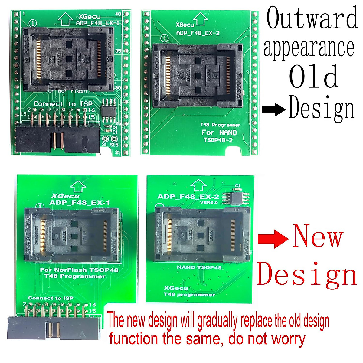 Xgecu TL866II Plus Upgraded Xgecu T48 Programmer 19 Adapter Socket IC Tl866 Nand Nor Flash 24 93 25 Mcu Bios EPROM AVR Chip Eprom Programmer