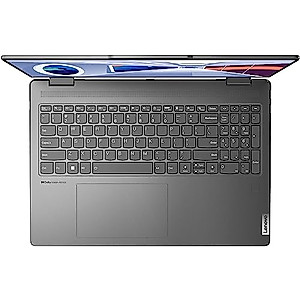 Lenovo Yoga 7i 2-in-1 16" WUXGA Touchscreen Laptop, Intel Core i5-1335U, 8GB RAM, 512GB SSD, Backlit Keyboard, Fingerprint Reader, Windows 11 Home, Storm Grey