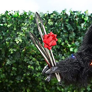 BBQ Grilling Kabob Skewers - 17” Stainless Steel - Long Reusable Flat Metal - Barbecue Shish Kebab Sticks – Set of 10 w/ Handy Storage Bag