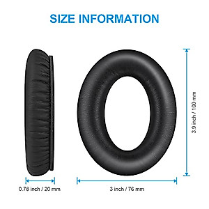 Ainiv Professional Ear Pads Cushions Replacement - 1 Pair Earpads Compatible with Bose QuietComfort 15 QC15 QC25 QC2 QC35, Softer Leather, Noise Isolation Foam