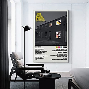 XINYA Arctic Poster Monkeys 505 Favourite Worst Nightmare Poster Album Cover Posters for Room Aesthetic Canvas Wall Art Bedroom Decor 12x18inch(30x45cm)