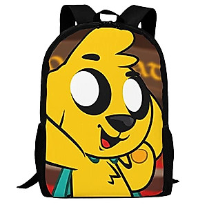 Mike-Crack School Rucksack College Bookbag Travel Backpack for Adult Women & Men School Backpack Bookbag for Boys Girls Teens