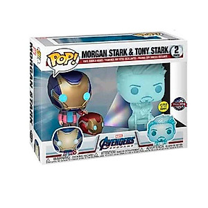 Pop! Morgan & Tony Stark Glows in The Dark 2 Pack Special Edition