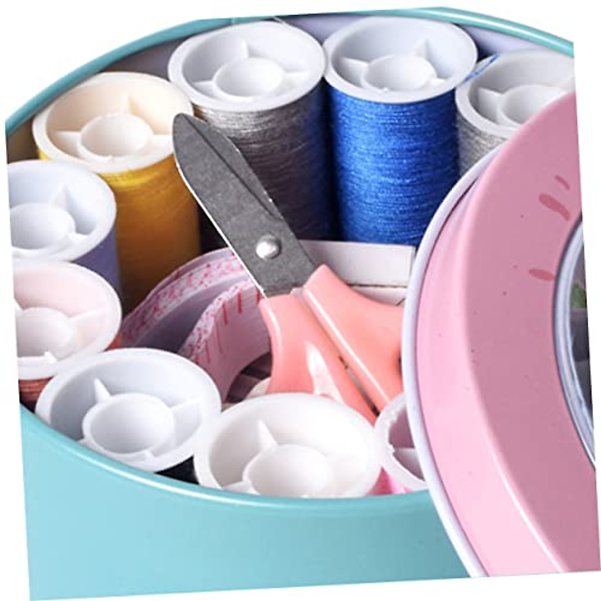 EXCEART 1 Set Thread Repair Kit Sewing Tool Needle Thread Kit Mini Sewing Kit Sewing Thread Case Portable Sewing Kit Embroidery Compact Sewing Kit Sewing Thread Box Household Travel