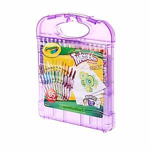 Crayola Mini Twistables Crayons & Paper Set, 65 Pieces, Gift for Kids