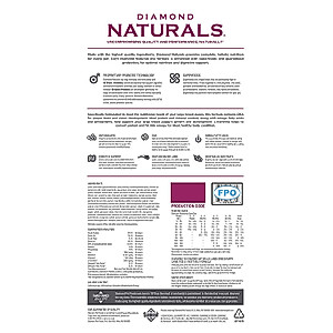Diamond Naturals Large Breed Dry Puppy Food Real Lamb and Rice Protein, Probiotics, Superfoods, Antioxidants and Other Premium Ingredients to Support Health in Growing Puppies 20lb